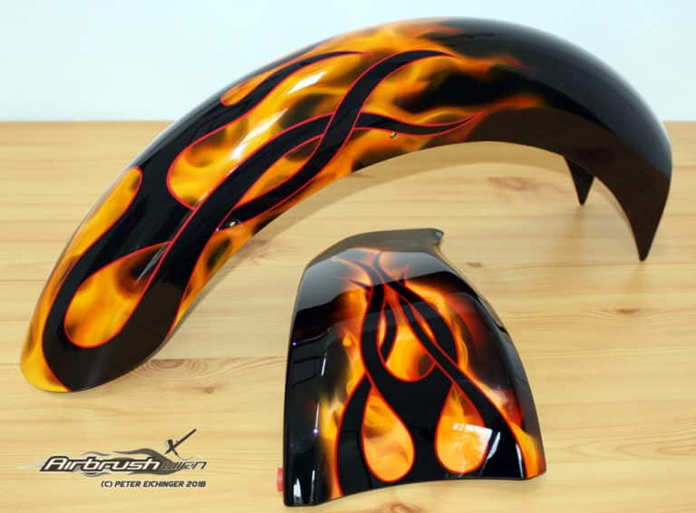 Airbrush Flammen, Flames, True Fire, Custom Flames, Hot Rod Flames